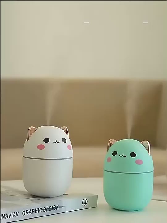 Cute Cat Humidifier 250ml – medallionstoreonline